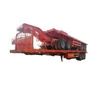 China 20FT 40FT Container Transport Flatbed/Skeleton Double/Superlink/Interlink Truck Semi Trailer 75ton+75ton 100ton for sale