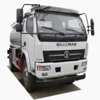 China Shacman F2000 4x2 Carbon Steel Fuel Oil Tank Truck 10000 Little 10 Ton Light Truck With Hydraulic System For Ethiopia for sale