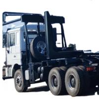China 4X2 6X4 Tractor SINOTRUK Wood Lumber With 3 Axles 4 Axles Flat Bed For Philippines for sale