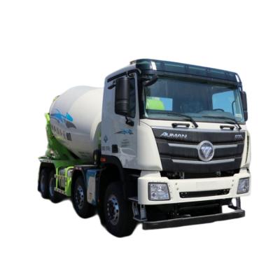 China FOTON GTL Concrete Mixer Truck Cummins Engine 8×4 7.7CBM Truck Mounted Concrete Mixer for sale