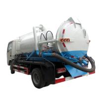China Dongfeng Sewage Suction Truck 100HP 4CBM 6CBM 8CBM 10CBM 4X2 Vacuum Sewage Sucking Truck for sale
