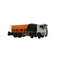 China Road Micro Surfacing Asphalt Slurry Sealer Paver Truck 5m3 Bitumen Tank 5.5m3 Water Tank Shacman HOWO for sale