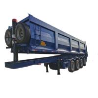 China Tipper Semi Trailer 13 ton 4 Axle Mechanical suspension Dump Semi Trailer for sale