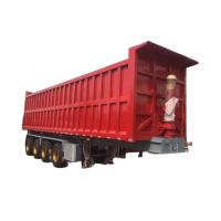 China 4 AXLES Tipper Semi Trailer Maximum Load 50ton for sale