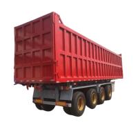 China 4 AXLES Tipper Semi Trailer Maximum Load 50ton for sale