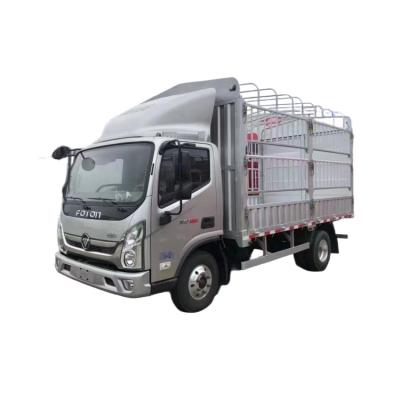 China FOTON AUMERK HOWO SHACMAN 4X2 Light Lorry Box Van Stake Flatbed Cargo Truck for sale