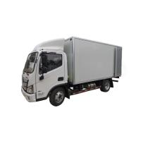 China Small Sinotruk HOWO Foton 4X2 Light Van Box Cargo Truck 8cbm 10cbm With Diesel Engine for sale