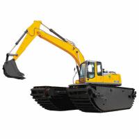 China 20T Small Hydraulic Excavator XCMG XE215S Amphibious Dredge Excavator for sale