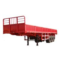 China 40FT 3 Axle Container Semi Trailer With Removable Side Wall for sale