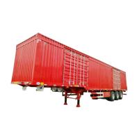 China 2 Axle Payload 40t Cargo Semi Trailer Vehicle Container  Mechanical Suspension for sale