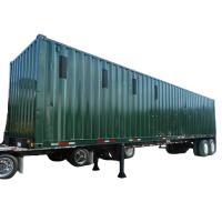 China 2 Axle Payload 40t Cargo Semi Trailer Vehicle Container  Mechanical Suspension for sale