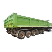 China H Beam 6 Axle Dump Semi Trailer Truck 50cubic Meters Volume for sale