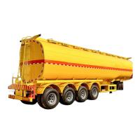 China 42000 Liters Aluminum Semi Tanker Trailer Transport Fuel Petrol Oil for sale