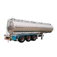 China Mechanical Suspension Diesel Fuel Tanker Trailer Used For Long Distance Transportation for sale