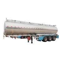 China Mechanical Suspension Diesel Fuel Tanker Trailer Used For Long Distance Transportation for sale