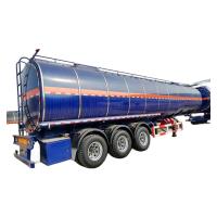China Mechanical Suspension Diesel Fuel Tanker Trailer Used For Long Distance Transportation for sale