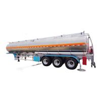 China Wholesale Aluminum Alloy / Carbon Steel Diesel Fuel Tanker Trailer 40000 Liters for sale