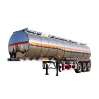 China Stainless Fuel Tank Semi Trailer Two-Axle And Three-Axle Transport Tanker Semi-Trailer for sale