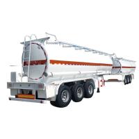 China 3 Axle 19CBM Chemical Tanker Trailers Supplier For Transport Sulfuric Acid for sale