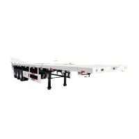 China Heavy Duty Tandem Axle Flatbed Trailer Manufacturers 20 Foot 40 Foot for sale
