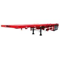 China 60 Ton Flatbed Semi Trailer Shipping Container For Sale for sale