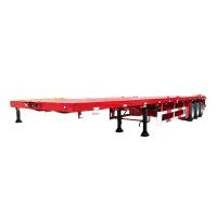 China 60 Ton Flatbed Semi Trailer Shipping Container For Sale for sale