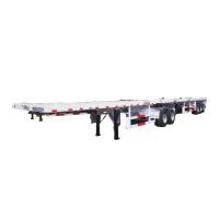 China SDHIM Interlink Flat Deck Semi Trailer 20Foot And 40Foot for sale