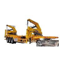 China 45 Ton Container Side Lifter Trailer Transport 40-Foot Containers for sale