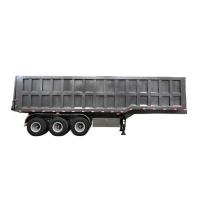 China 40CBM Hydraulic Tipper Trailer Semi Dump Trailers for sale