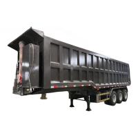 China 40CBM Hydraulic Tipper Trailer Semi Dump Trailers for sale