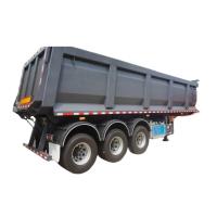China 3 Axle 30CBM Semi Dump Trailer Tipper Semi Trailer Transport Sandstones, Ore for sale
