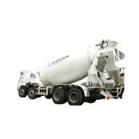 China Mobile Heavy-Duty Shancman 8X4 Chassis Concrete Mixer Truck on-Site Hydraulic Discharge for sale