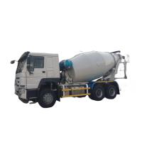 China Sinotruk HOWO on-Site Hydraulic Discharge Drum Mixing Concrete Mixer  8 10 12Cbm Variable Capacity for sale