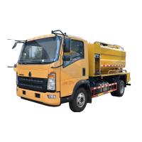 China Sinotruk 2-4cbm High Pressure Washing Vacuum Sewer Cleaner Flushing Vehicle Sewage Suction Tank Fecal Sludge Truck for sale