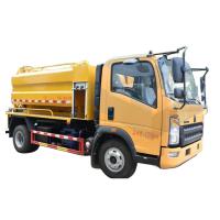China Sinotruk 2-4cbm High Pressure Washing Vacuum Sewer Cleaner Flushing Vehicle Sewage Suction Tank Fecal Sludge Truck for sale