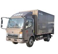 China Howo 3 Ton 4x2 Van Box Cargo Truck Lorry Truck For Mali Market For Sale for sale