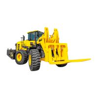 China SDLG Lingong 22t 26t Pay Load Diesel Fork Lift Loader LFT22h LFT26f Marble Forks For Stone Quarry for sale