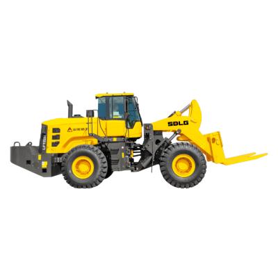 China SDLG Lingong 22t 26t Pay Load Diesel Fork Lift Loader LFT22h LFT26f Marble Forks For Stone Quarry for sale