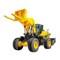 China SDLG Lingong 22t 26t Pay Load Diesel Fork Lift Loader LFT22h LFT26f Marble Forks For Stone Quarry for sale