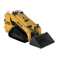 China SDLG Lingong Skid Steer Loader Sr800h With 0.4m³ Bucket for sale
