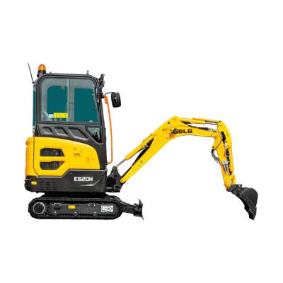 China SDLG Lingong Mini Excavator E620h 2.2tons Garden Farmland Digger With 0.04cbm Digging Bucket for sale