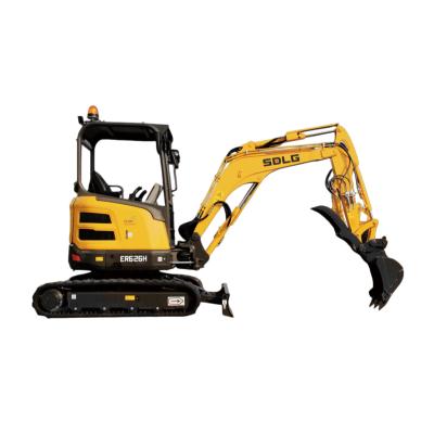 China SDLG Lingong LGMG Excavators Er626h 2.85t Mini Digger With 0.06cbm Digging Bucket Rops Cabin for sale