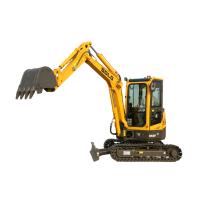 China SDLG Lingong LGMG Multi-Function Diesel 3.8tons Mini Digger Crawler Excavator Er636f With 0.11m³ Bucket Capacity for sale