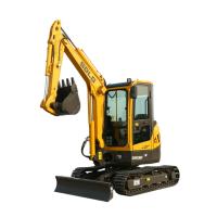 China SDLG Lingong LGMG Multi-Function Diesel 3.8tons Mini Digger Crawler Excavator Er636f With 0.11m³ Bucket Capacity for sale