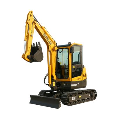 China SDLG Lingong LGMG Multi-Function Diesel 3.8tons Mini Digger Crawler Excavator Er636f With 0.11m³ Bucket Capacity for sale