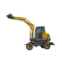 China SDLG Lingong LGMG 5.7t Wheel Excavator E765f With 0.21m³ Bucket For Sierra Leone Market for sale