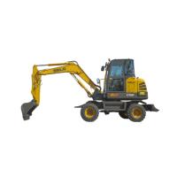 China SDLG Lingong LGMG 5.7t Wheel Excavator E765f With 0.21m³ Bucket For Sierra Leone Market for sale