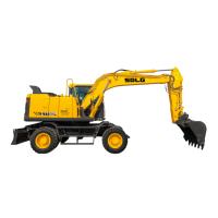 China SDLG Lingong LGMG 16T Wheel Excavator E7150H With 0.6m³ Bucket For Africa Market for sale