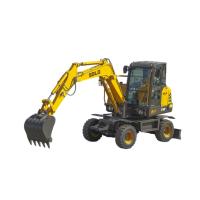 China SDLG Lingong LGMG Wheeled Bagger Digger Mini Hydraulic Wheel Excavator 22t E7210h With 0.95m³ Bucket for sale