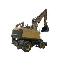China SDLG Lingong LGMG 4 Tires Wheel Excavator E7220h 23t Digger With 0.95m³ Bucket for sale
